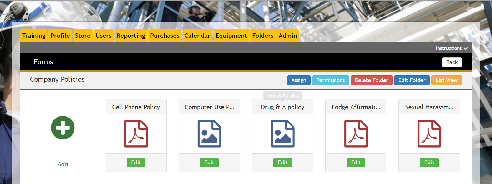 Cloud Based Document Management System - Compliance Folder System